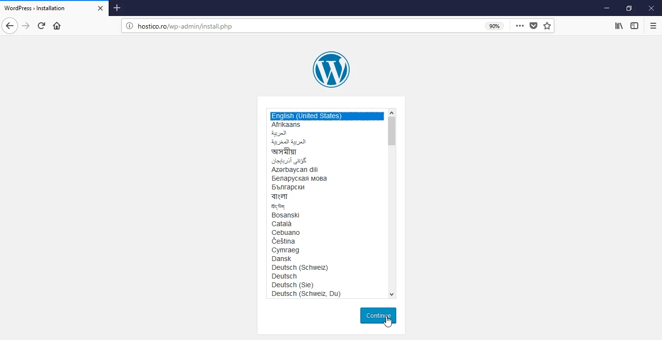 Manuelle WordPress-Installation | Hostico